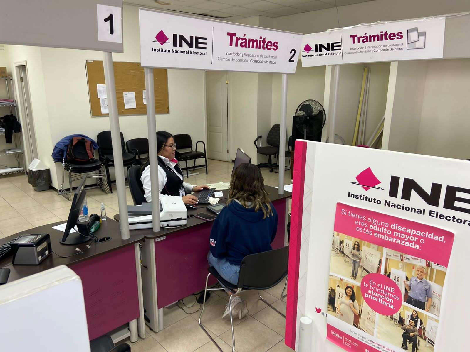 Atiende módulo del INE a más de 200 personas diarias | La Opción de ...